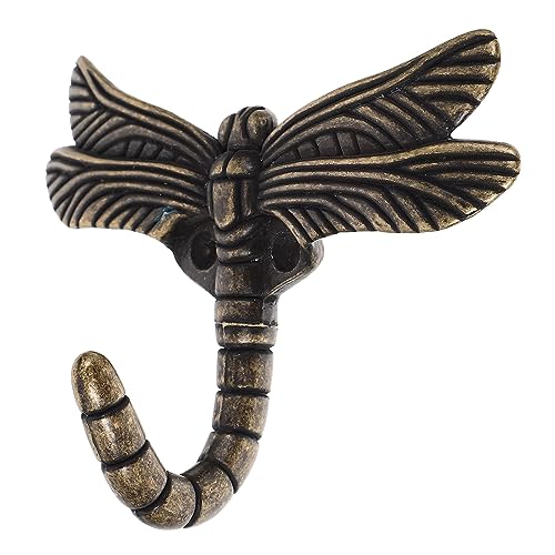 ABOOFAN Dragonfly Clothes Hook Decorative Hooks for Hanging Things Bathroom Towel Hooks for Wall Dragonfly Shape Hook Wall Hook for Kitchen Decorative Wall Hook Wall Hanging Hooks Key Hook