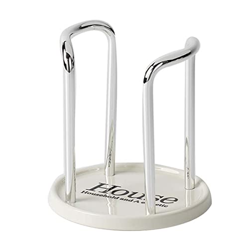 MLAFE Paper Cup Dispenser, Dixie Cup Holder, Cup Dispenser, Bar, Coffee Table Cup Holder, Mouthwash Cup Organizer, Suitable for Bathroom, Kitchen, Just Put The Counter (White)