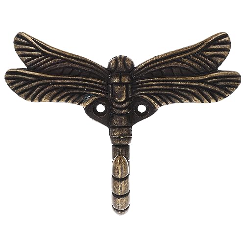 ABOOFAN Dragonfly Clothes Hook Decorative Hooks for Hanging Things Bathroom Towel Hooks for Wall Dragonfly Shape Hook Wall Hook for Kitchen Decorative Wall Hook Wall Hanging Hooks Key Hook