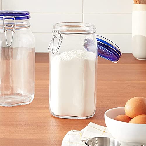 Bormioli Rocco Fido Jar - 1.5 Liter (50.75 oz.) - Blue