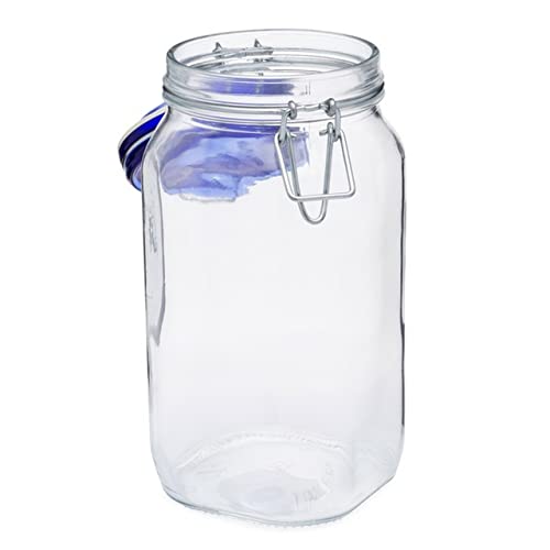 Bormioli Rocco Fido Jar - 1.5 Liter (50.75 oz.) - Blue