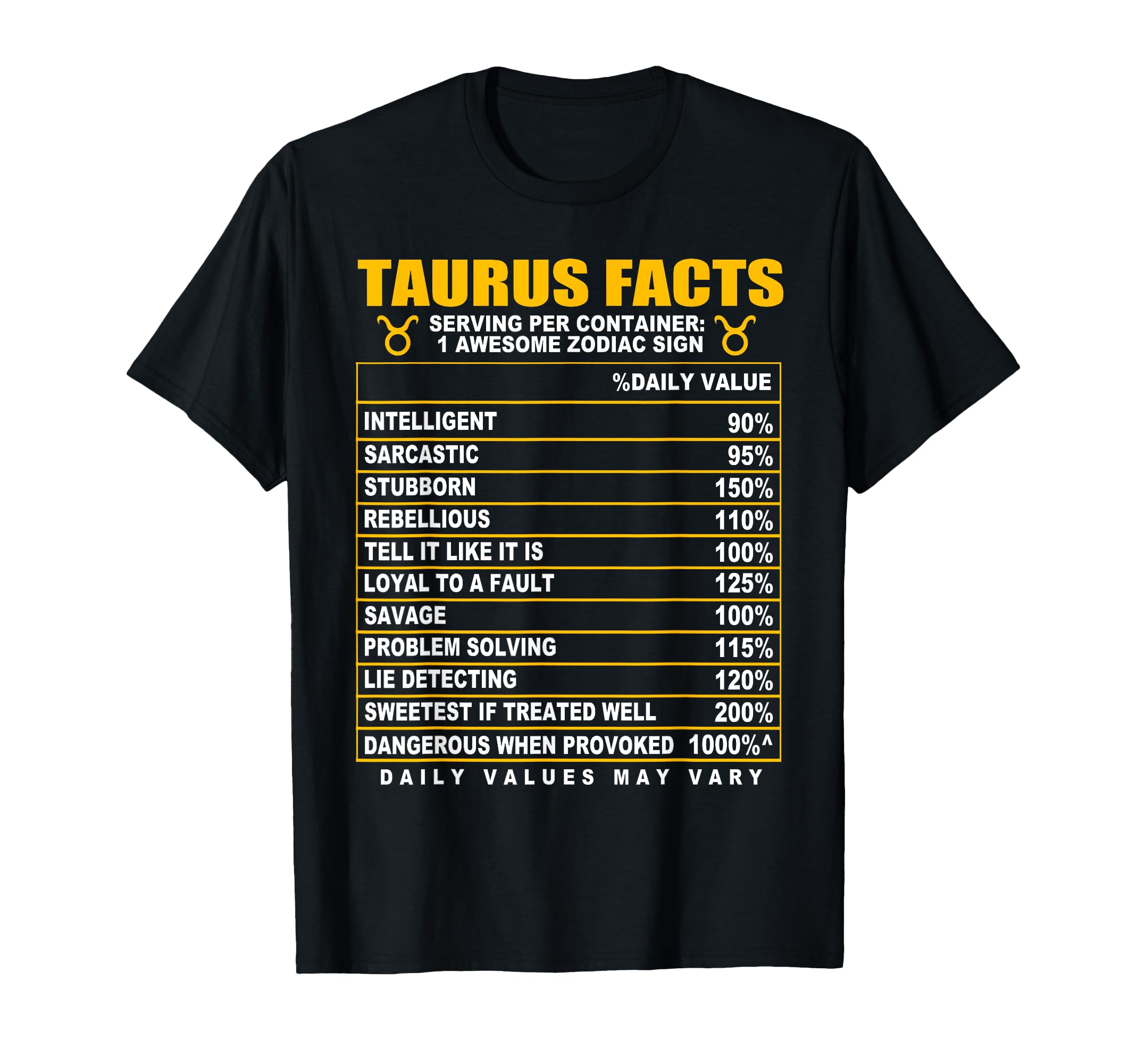 Taurus Facts T-Shirt
