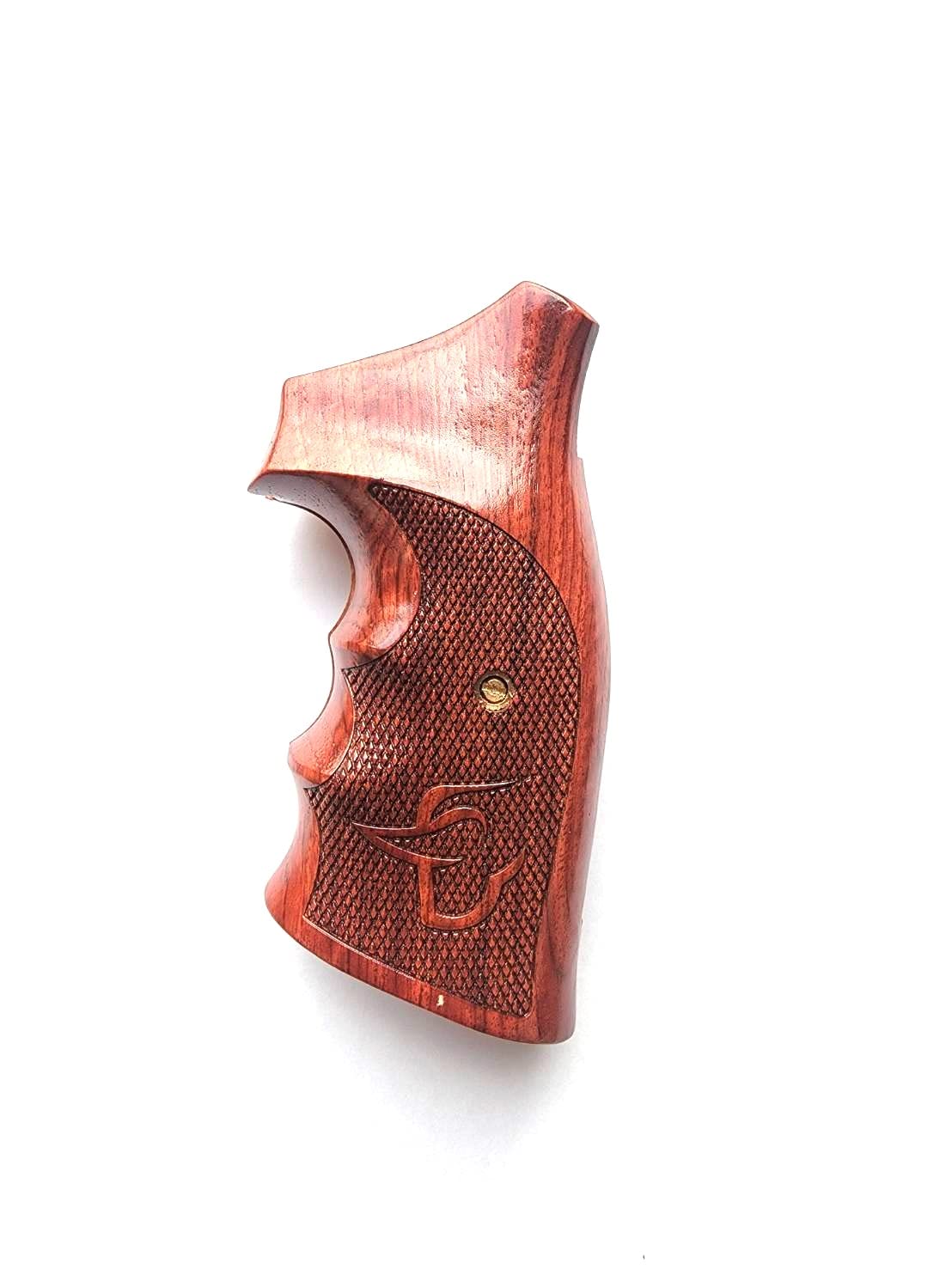 BMPL Hardwood Open Back Luxury Laser Grips Compatible with Taurus Medium/Large Frame.357 M44, 65, 66, 80, 82, 83, 96, 431, 441, 607, 608, 669 Revolver Handmade Handcraft