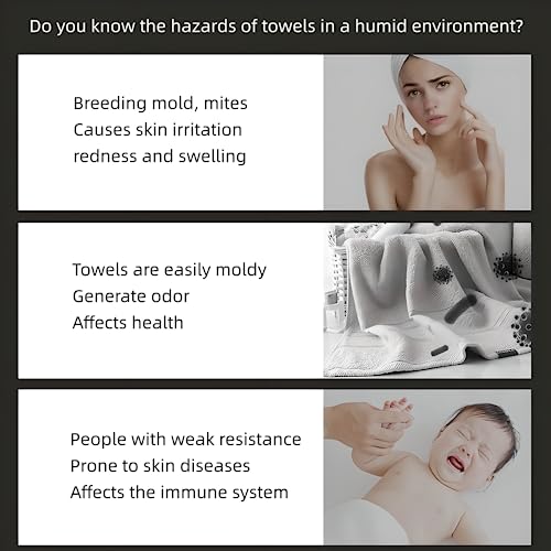 Heated Towel Rack, Electric Towel Warmer for Bathroom, Wall Hot Towel Warmer 10 Bar Touch Control, Timing, Temperature Display (10 Bar - 38in)