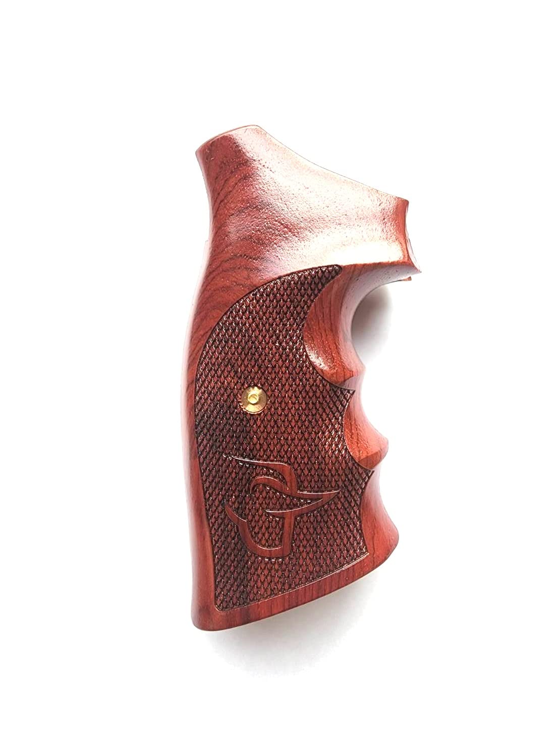 BMPL Hardwood Open Back Luxury Laser Grips Compatible with Taurus Medium/Large Frame.357 M44, 65, 66, 80, 82, 83, 96, 431, 441, 607, 608, 669 Revolver Handmade Handcraft