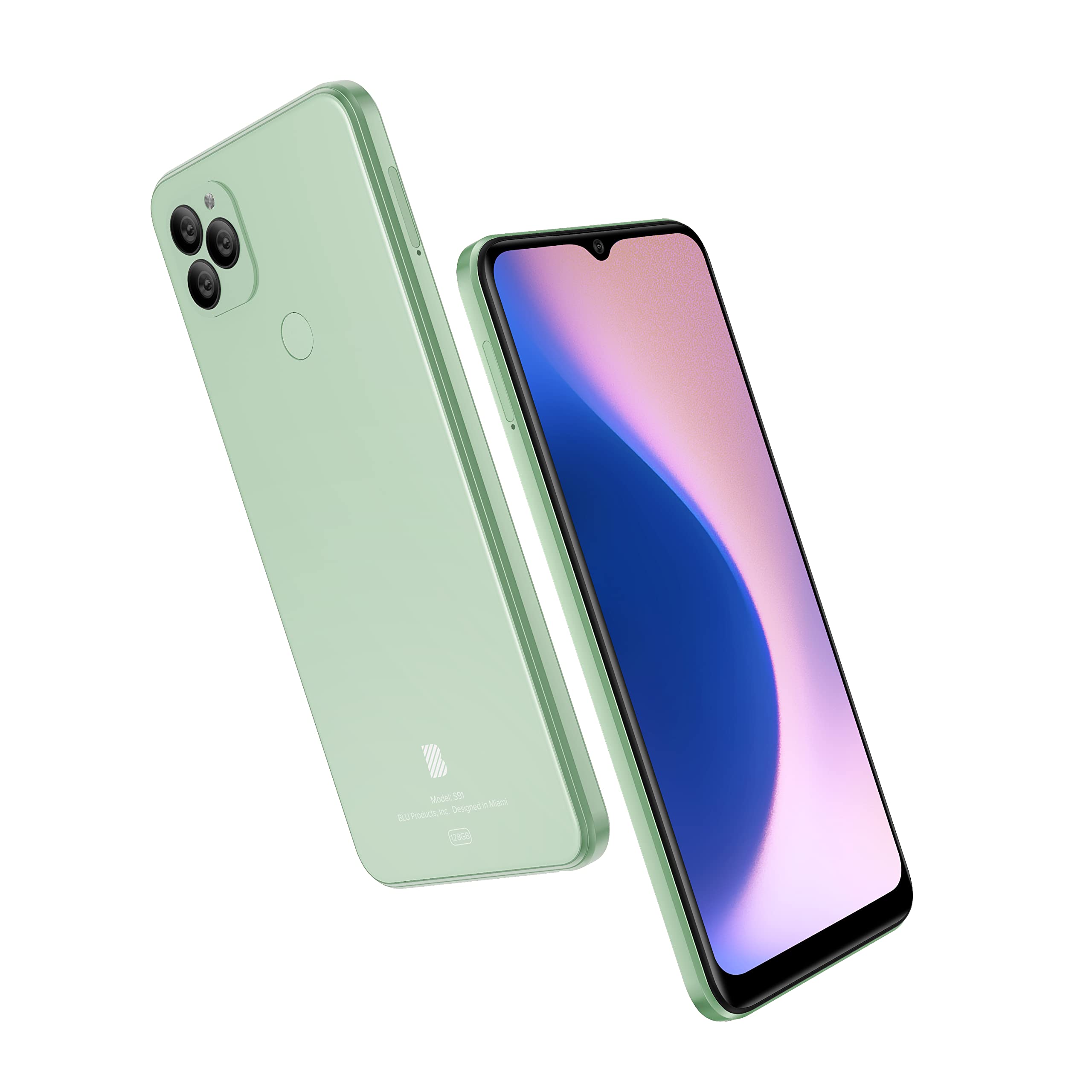 BLU S91 S0690WW 128GB Dual SIM GSM Unlocked Android Smartphone - Green