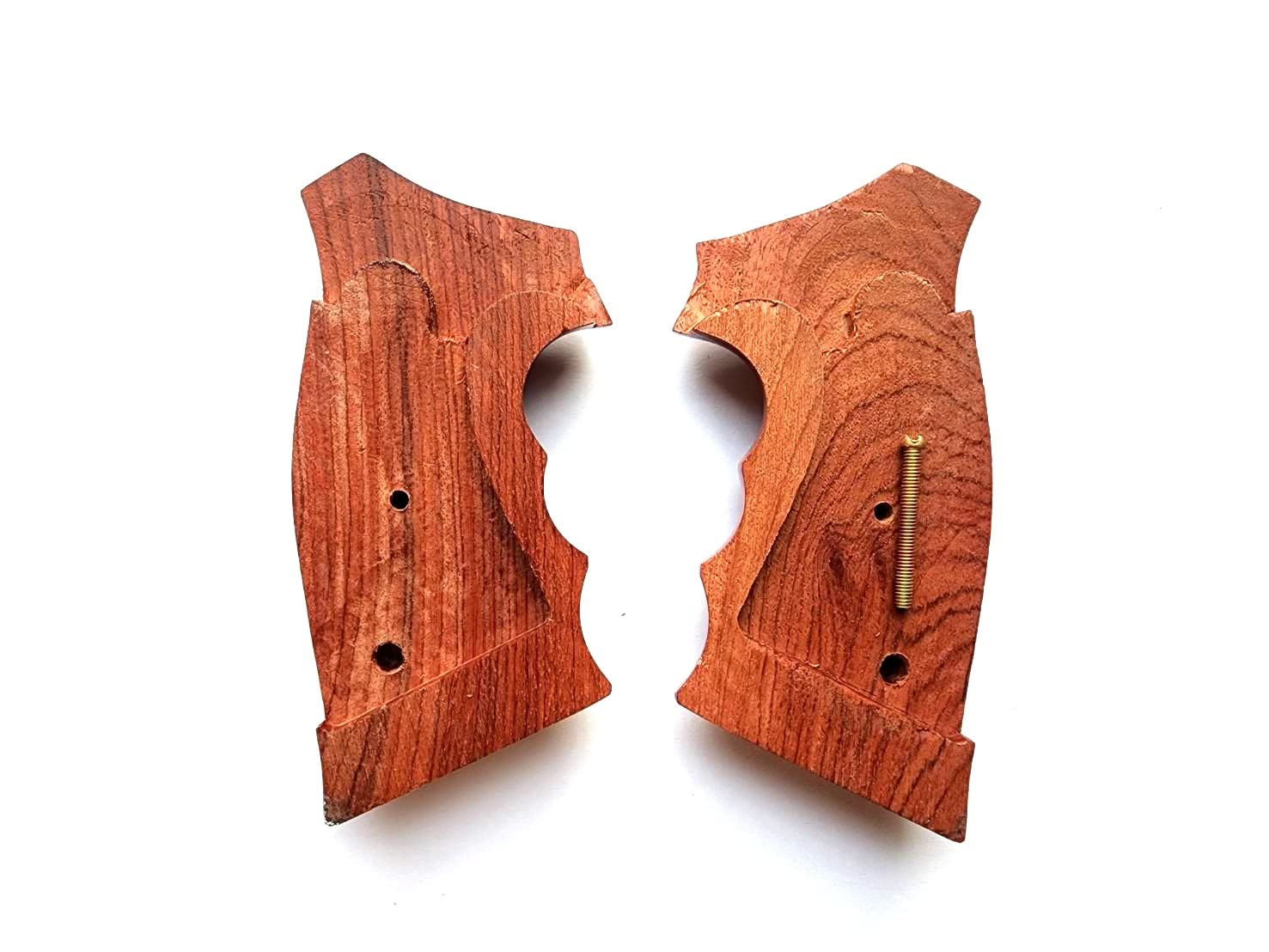 BMPL Hardwood Open Back Luxury Laser Grips Compatible with Taurus Medium/Large Frame.357 M44, 65, 66, 80, 82, 83, 96, 431, 441, 607, 608, 669 Revolver Handmade Handcraft