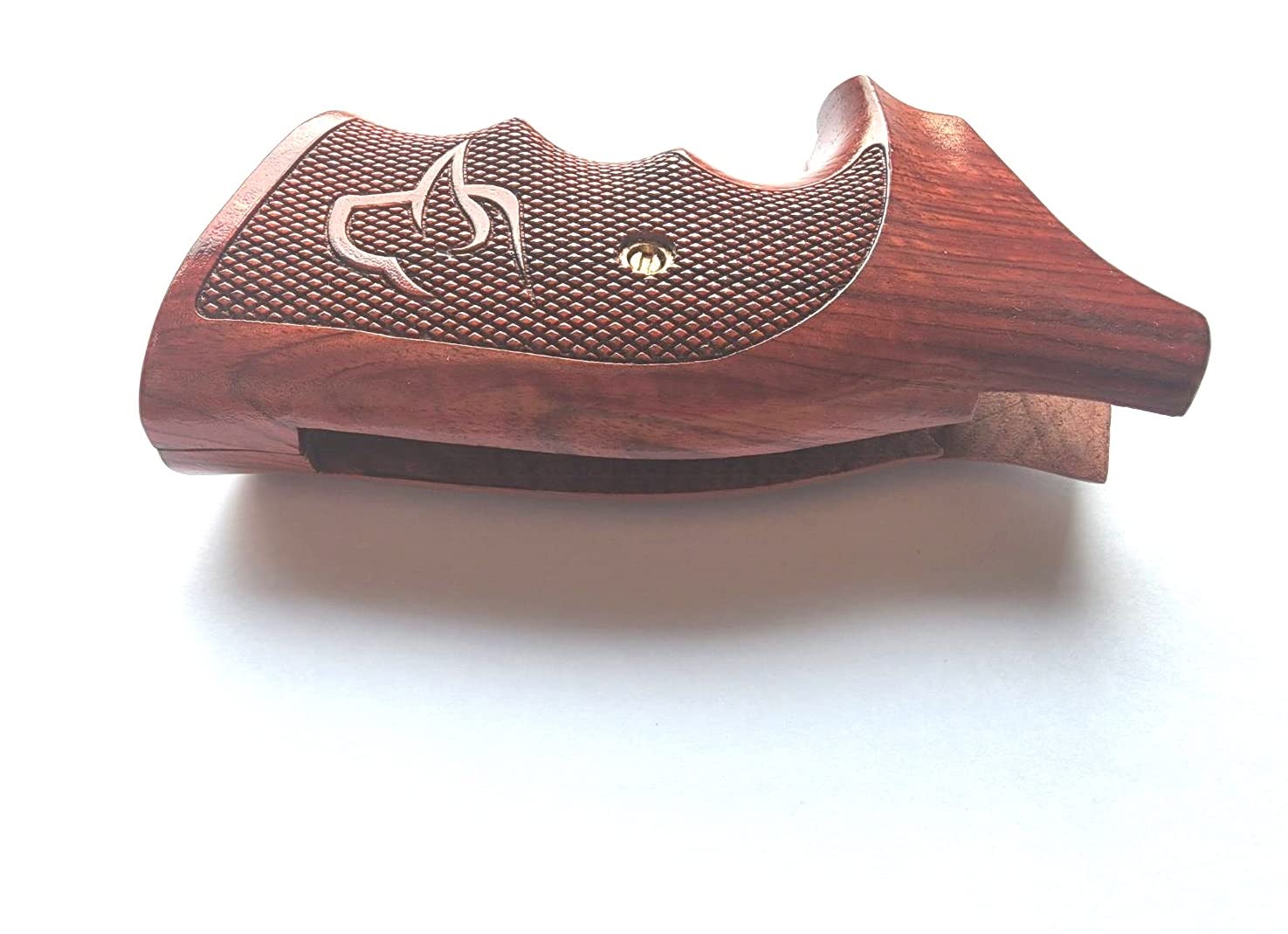 BMPL Hardwood Open Back Luxury Laser Grips Compatible with Taurus Medium/Large Frame.357 M44, 65, 66, 80, 82, 83, 96, 431, 441, 607, 608, 669 Revolver Handmade Handcraft