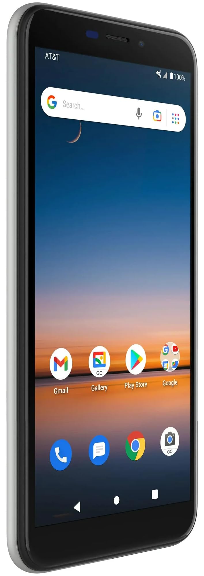 AT&T Calypso 2 32GB, Satin Silver - 4G LTE 115170 Prepaid Smartphone - Carrier Locked to