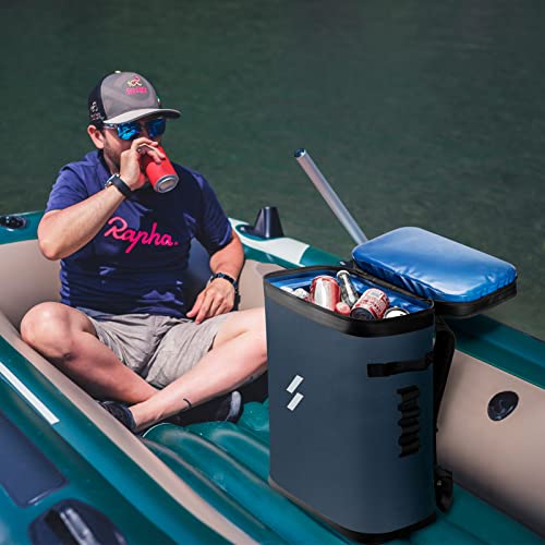 ROCKBROS Backpack Cooler Bag Insulated Leak-Proof Soft Cooler Waterproof 30 Can Portable Large Backpack with Cooler for Camping, Beach, Picnic, Party, Fishing, Floating, Outdoor Activities