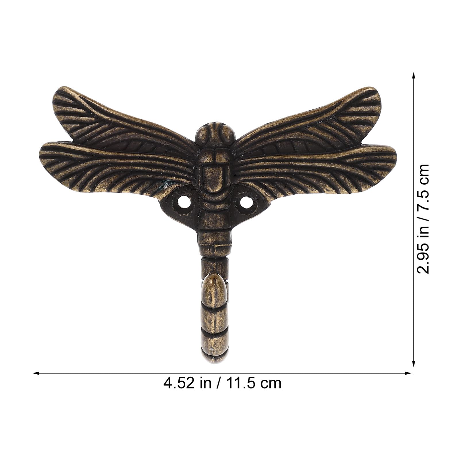 Alipis Dragonfly Clothes Hook Household Wall Hook Dragonfly Hook Storage Hanger Key Storage Hook Decorative Hook Wall Storage Hook Wall Hanging Hooks Wall Hooks for Hanging Door Back Hook