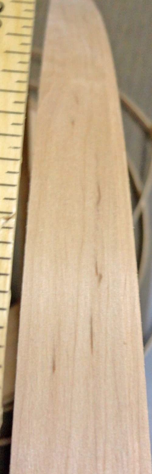 Alder 2MM Thickness Wood Veneer edgebanding 7/8" x 67" inches with no Adhesive