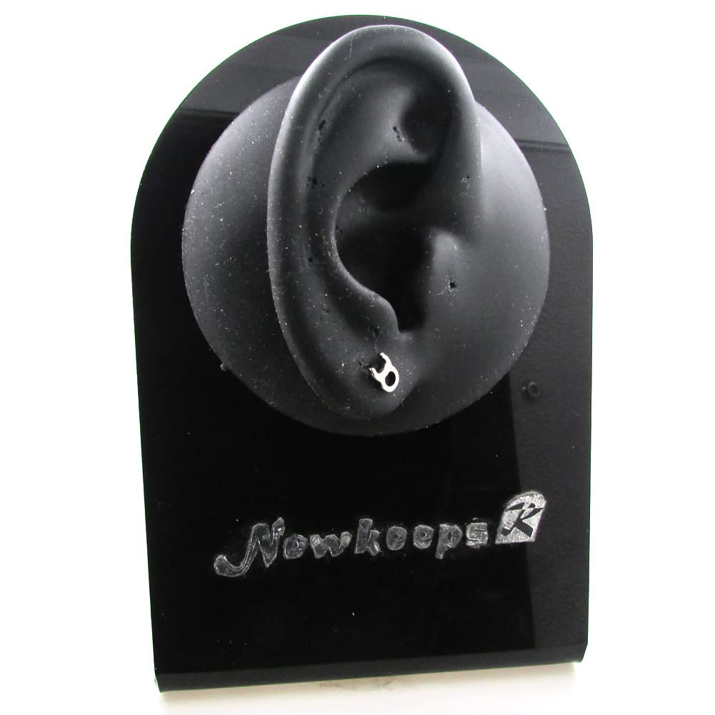 NewkeepsR 16g-Titanium Threadless Zodiac 12 Constellation Astrology Jewelry Stud Earring-Taurus