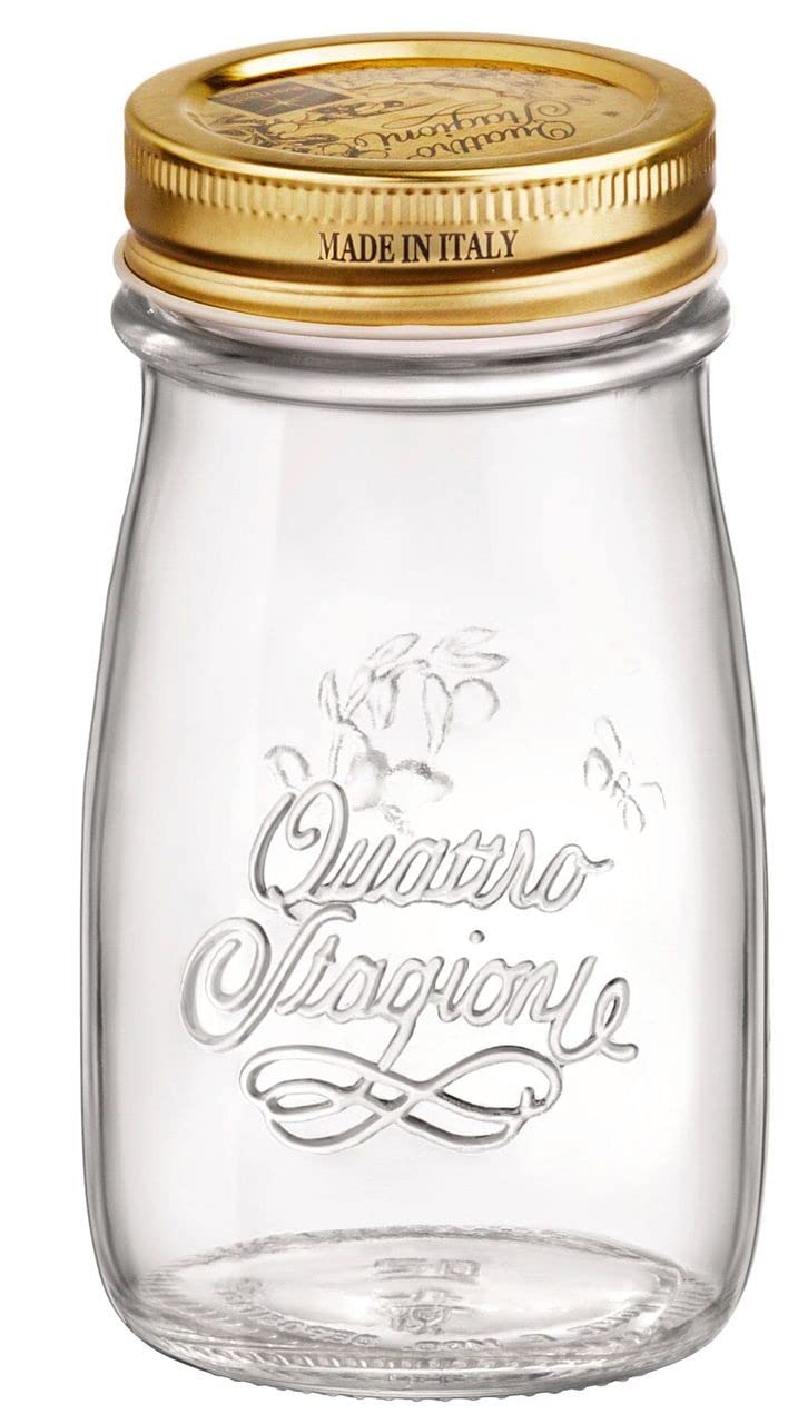 Bormioli Rocco Quattro Stagioni Milk Bottle - 0.20 Liter (6.75 oz.) - Set of 4