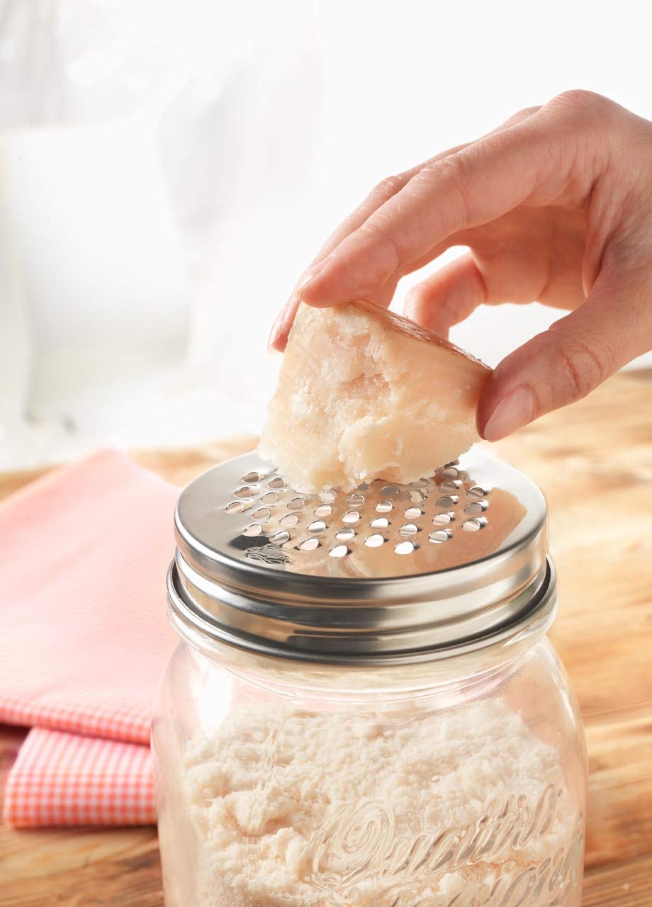 Quattro Stagioni I Genietti Collection - Stainless Steel Grater Lid