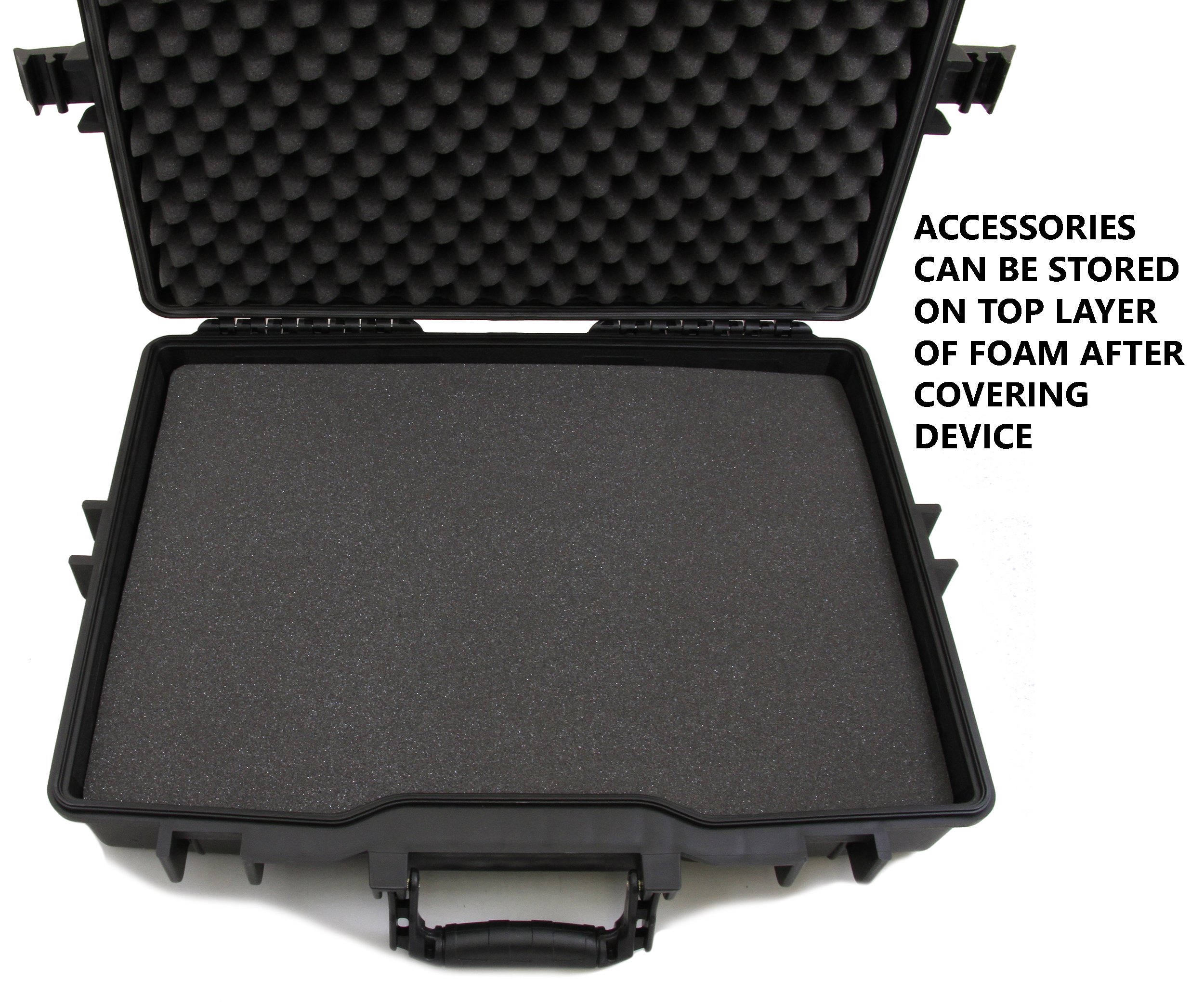 CASEMATIX 15.6 to 17 inch Waterproof Laptop Hard Case Compatible with Razer Blade Gaming Laptops 17, Stealth and More Computer Accessories Up to 17 Inches - Case Only