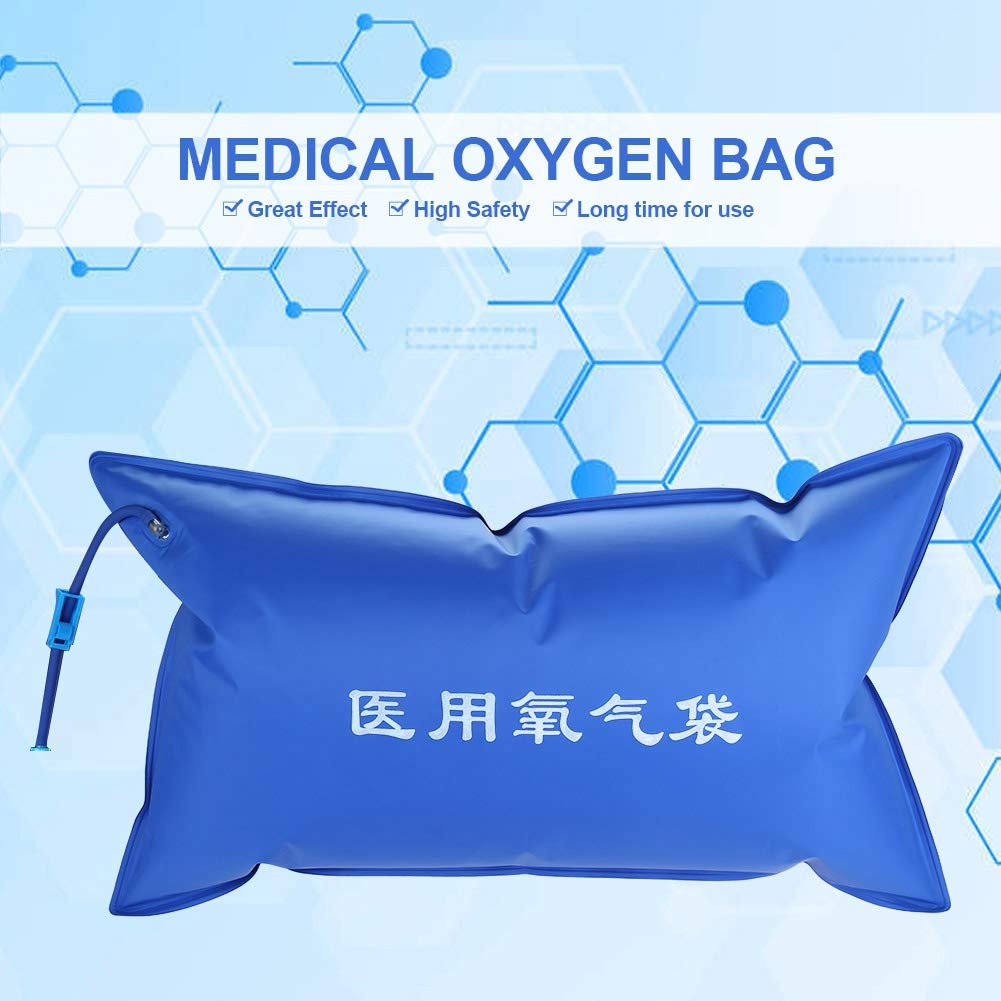 Qinlorgo 42L Portable Oxygen Bag - Emergency Oxygen Bag PVC Material Oxygen Carry Bag
