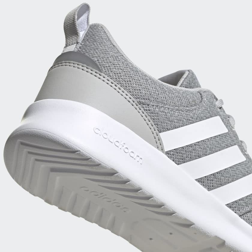 adidas Women's QT Racer 2.0 Running Shoe, Grey/White/Grey, 9