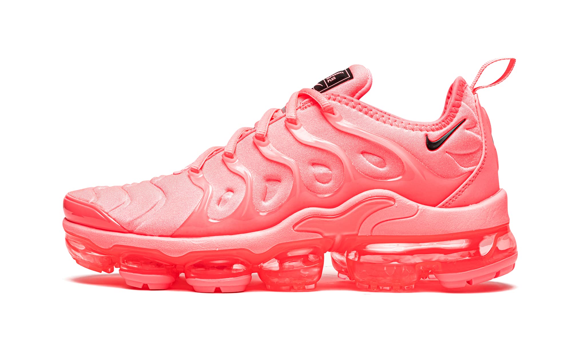 Nike Women's Air Vapormax Plus, Sunset Pulse/Black-ghost Green, 9.5