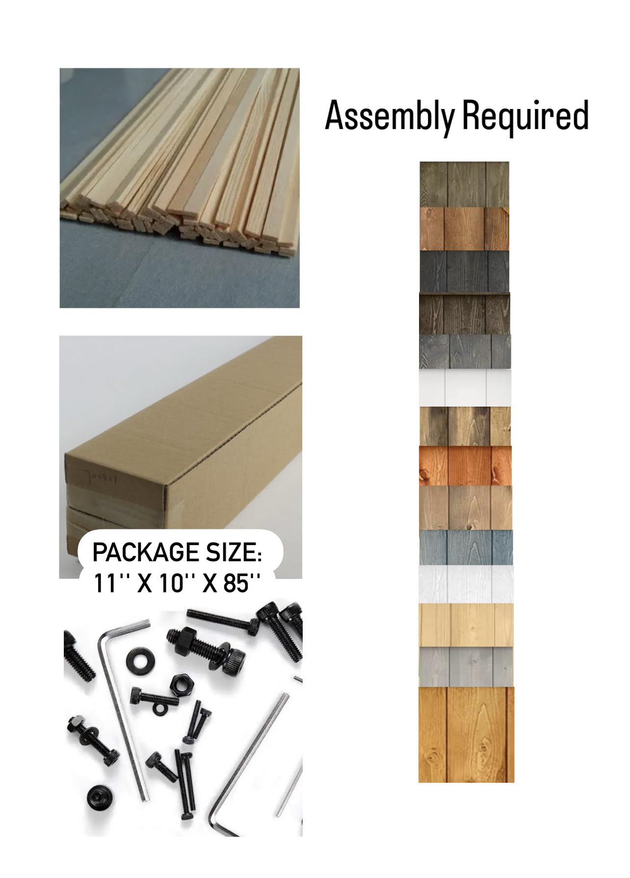 Jforest DIY 84in X Shape Barn Door with Hardware & Handle Included, Heavy Duty, Sliding Door Hardware, Pre-Drilled Barn Door, Solid Wood Material, Barn Door Made in USA. (Walnut) (42" x 84")