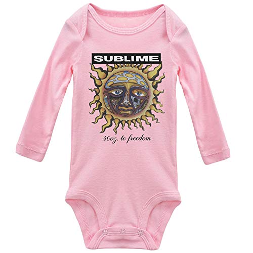 Cute Sublime 40 to Freedom Long Sleeve Bodysuit Infant Romper for Baby Girl Boy