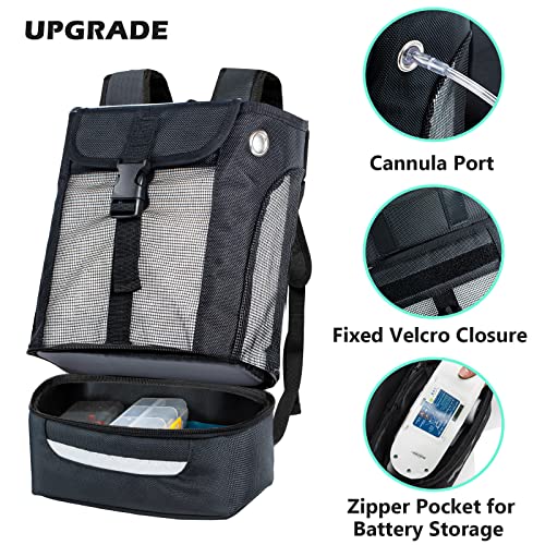 BAGSFY Upgraded Oxygen Concentrator Backpack for Inogen One G5, G3, Lightweight Machine Carrying Bag for Inogen One G5 Accessories and Battery.