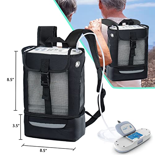 BAGSFY Upgraded Oxygen Concentrator Backpack for Inogen One G5, G3, Lightweight Machine Carrying Bag for Inogen One G5 Accessories and Battery.