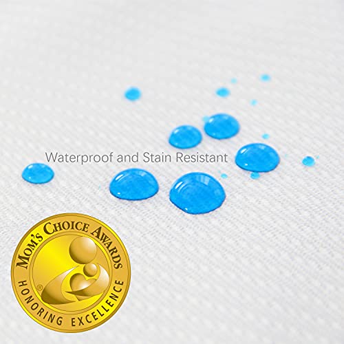 Trifold Square Playard/Playpen Mattress Topper & Square Waterproof Play Yard Mattress Cover,Arrow Print
