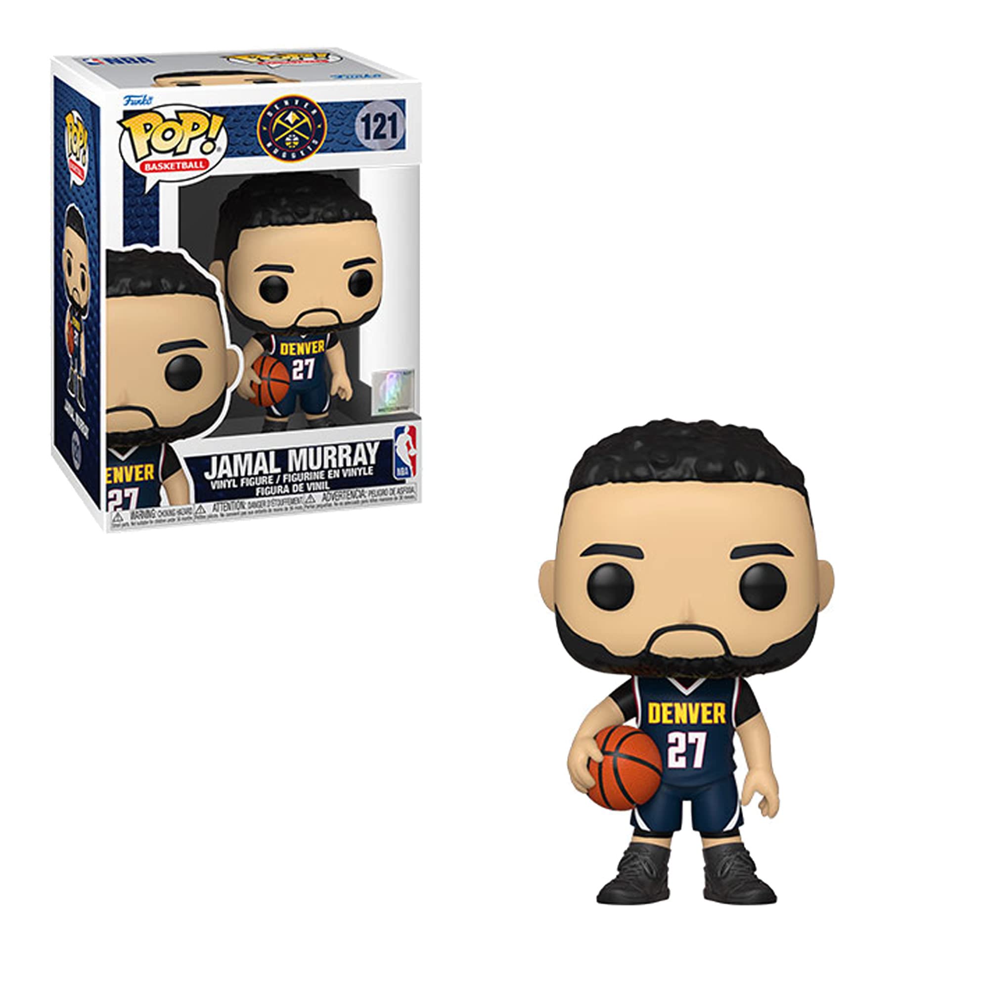 POP NBA: Nuggets - Jamal Murray (Dark Blue Jersey), One Size