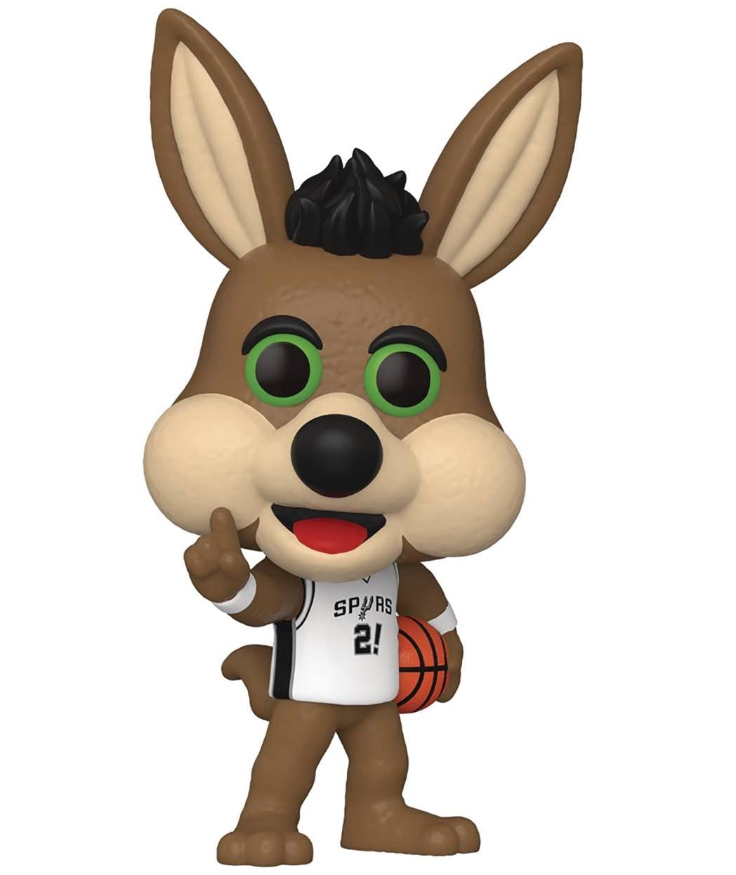 POP NBA Mascots: San Antonio - The Coyote Funko Pop| Vinyl Figure (Bundled with Compatible Pop Box Protector Case), Multicolor, 3.75 inches