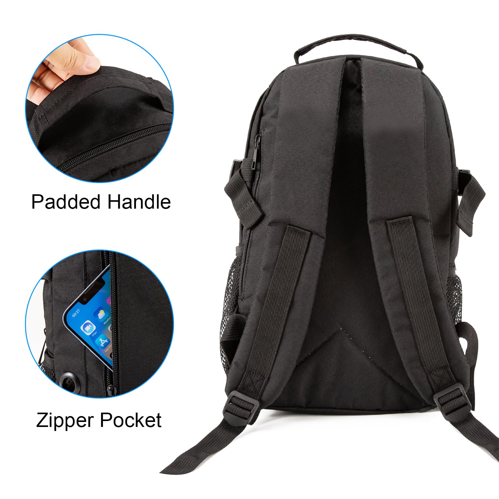 Oxygen Tank Backpack Portable Oxygen Cylinder Carrying Bag Tank Holder for Travel Daily Compatible with Tank Size M2, M4/A, ML6, M6/B, M7, M9/C
