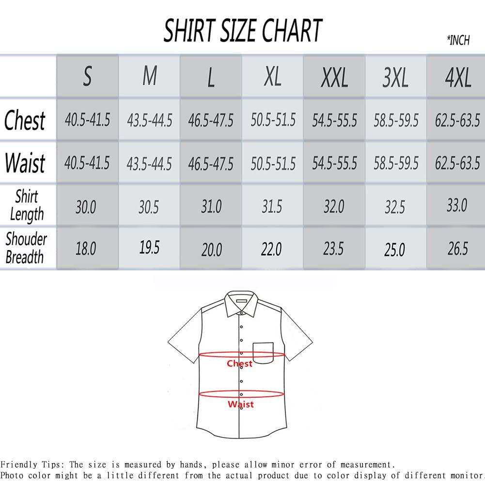 COEVALS CLUB Men's Western Plaid Pearl Snap Buttons Two Pockets Casual Short Sleeve Shirts (Gray,Black/L, 9#)