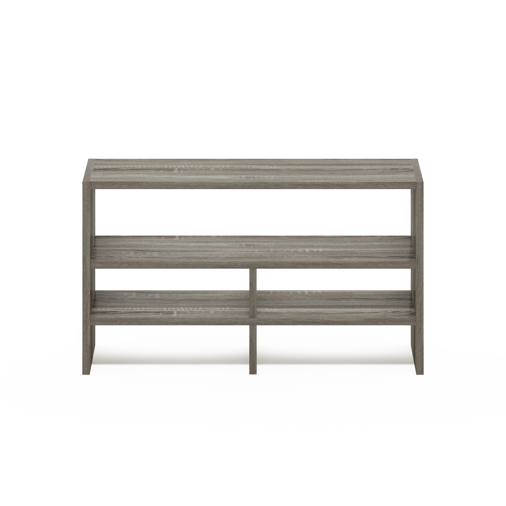 Furinno Hermite Desk Top Organizing Shelf Bookcase, French Oak