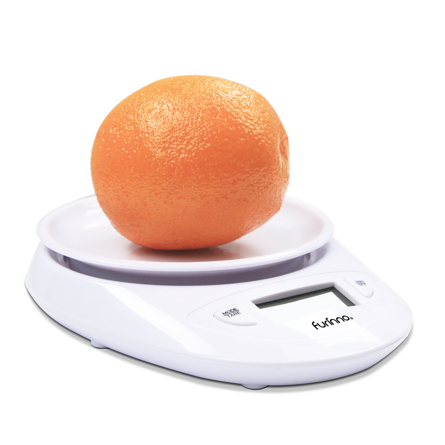 Furinno DaPur Precision Kitchen Scale, White