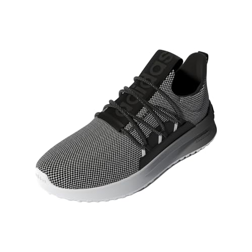 adidas Men's Lite Racer Adapt 5.0 Running Shoe, White/Black/White (Wide), 11