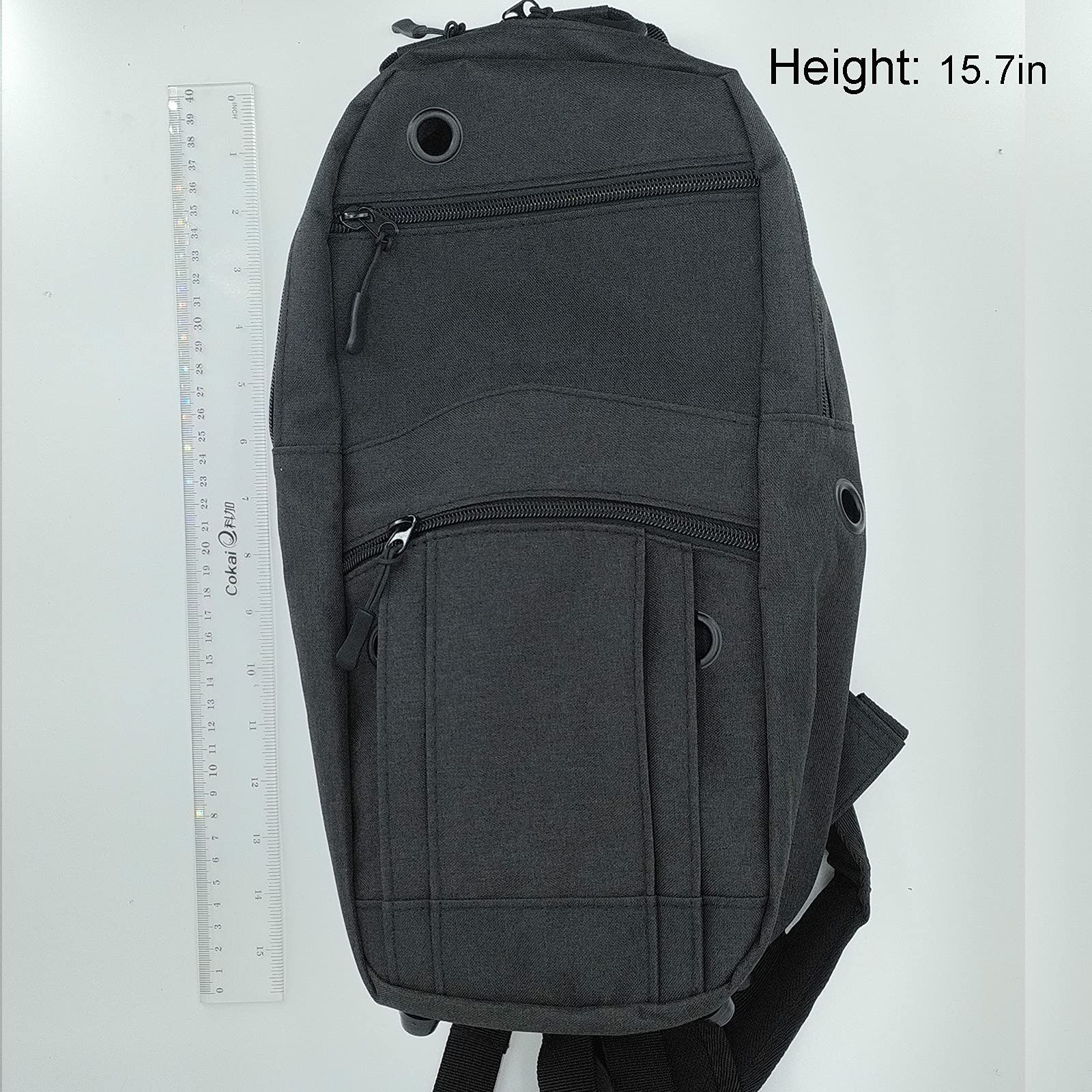 Healvaluefit Oxygen Tank Backpack O2 Cylinder Carrying Holder Bag Fit Size M4/A, M6/B, M9/C, M2, ML6 -Black (not for The D Oxygen Tank)