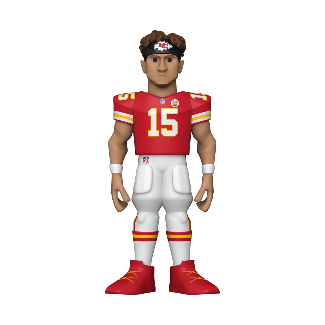 Funko POP Gold 5 NFL: Chiefs- Patrick Mahomes (Home Uniform)(Styles May Vary), Multicolor, 5 inches, (57286)