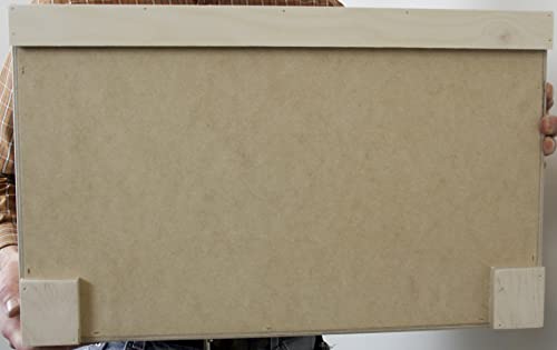 Storage Shelf (Full Height) with Back - Wall Mount