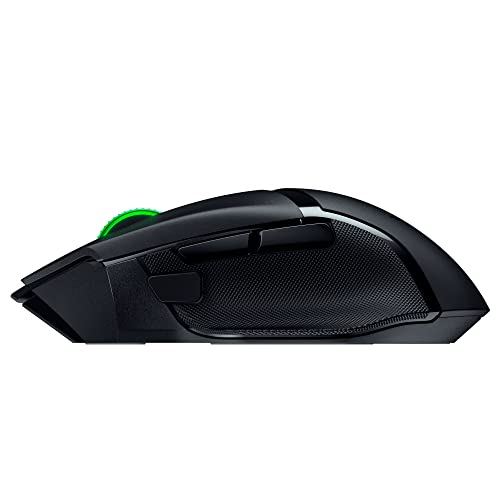Razer Basilisk V3 X HyperSpeed Wireless Gaming Mouse: Up to 285 Hr Battery - 18K Optical Sensor - Mechanical Switches - Chroma RGB - 9 Programmable Controls - Black