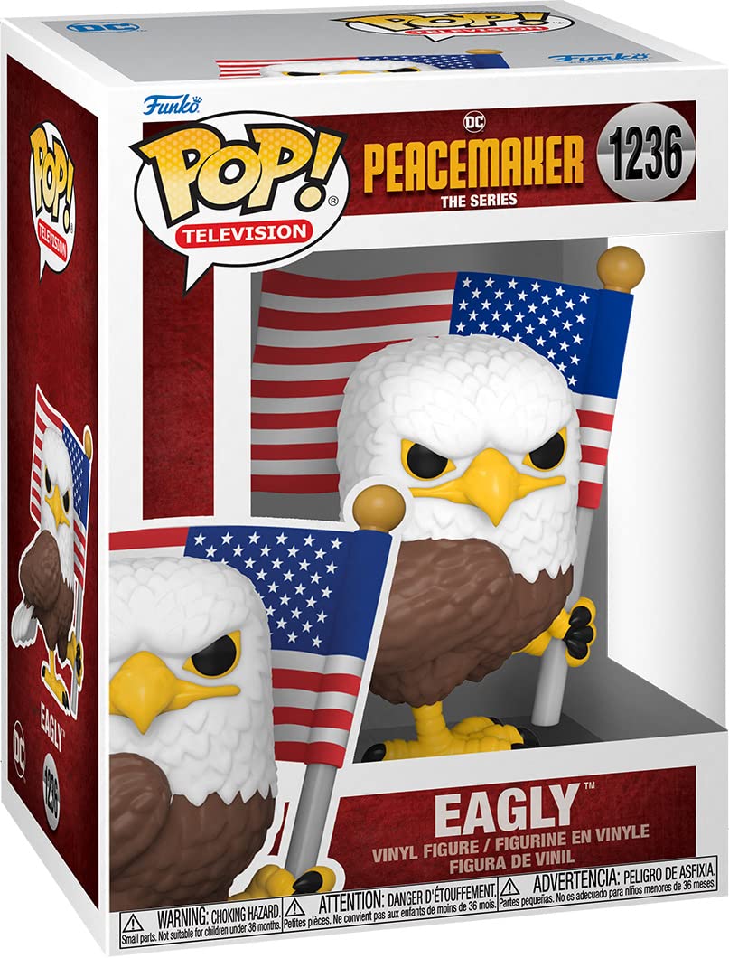 POP Peacemaker - Eagly Funko Vinyl Figure (Bundled with Compatible Box Protector Case), Multicolored, 3.75 inches