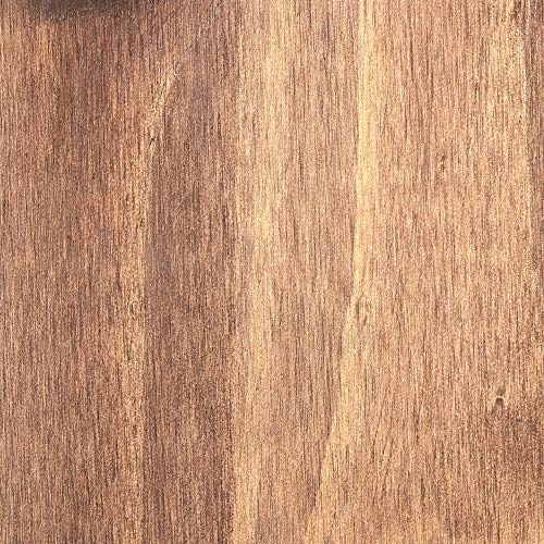 BELLEZE 36 Inch DIY Sliding Interior Barn Door, Modern Rustic Custom Farmhouse Unfinished Pine Wood for Kitchen Pantry Bedroom Living Room Closet - Brown