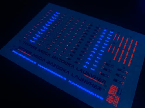 ANSAI Decals Decal Fluorescent fits Hobby RG 1/144 Hi Nu Hi v Scale Model kit