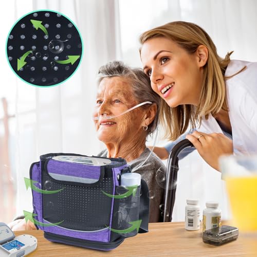 Convertible 2-in-1 Backpack for Portable Oxygen Concentrators, Compatible with Inogen One G3, G5 Oxygen Machines, Accessories Oxygen Backpack with Breathability Mesh
