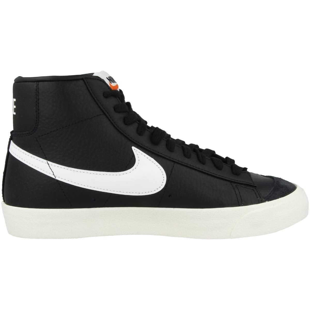 NIKE Men's Basketball Shoe, Black White Sail Team Orange, 11