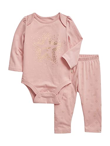 GAP Baby Girls Bodysuit Outfit Set PINK STANDARD 6-12M