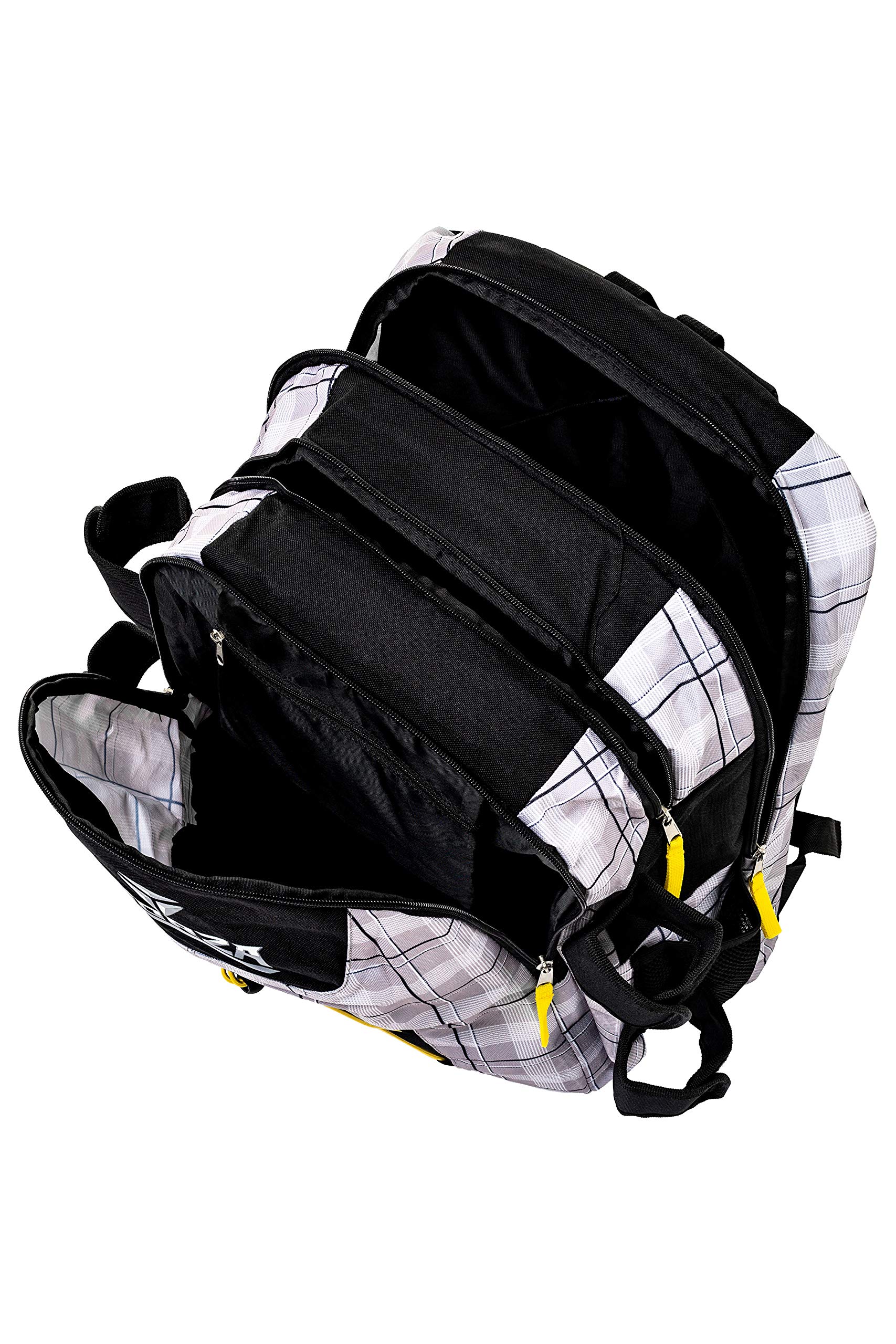 Thorza Lacrosse Backpack with Stick Holder and Multi Pocket Equipment Storage for Gloves, Cleats, Pads, and Goalie Gear - Large Capacity, Game, Travel and Practice Use