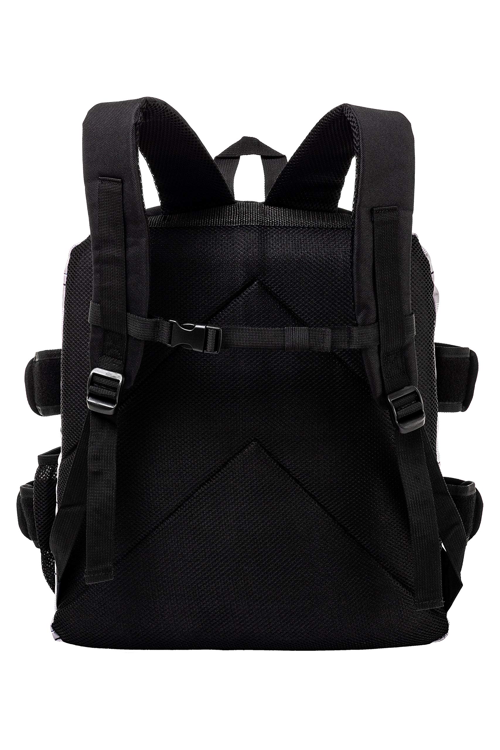 Thorza Lacrosse Backpack with Stick Holder and Multi Pocket Equipment Storage for Gloves, Cleats, Pads, and Goalie Gear - Large Capacity, Game, Travel and Practice Use
