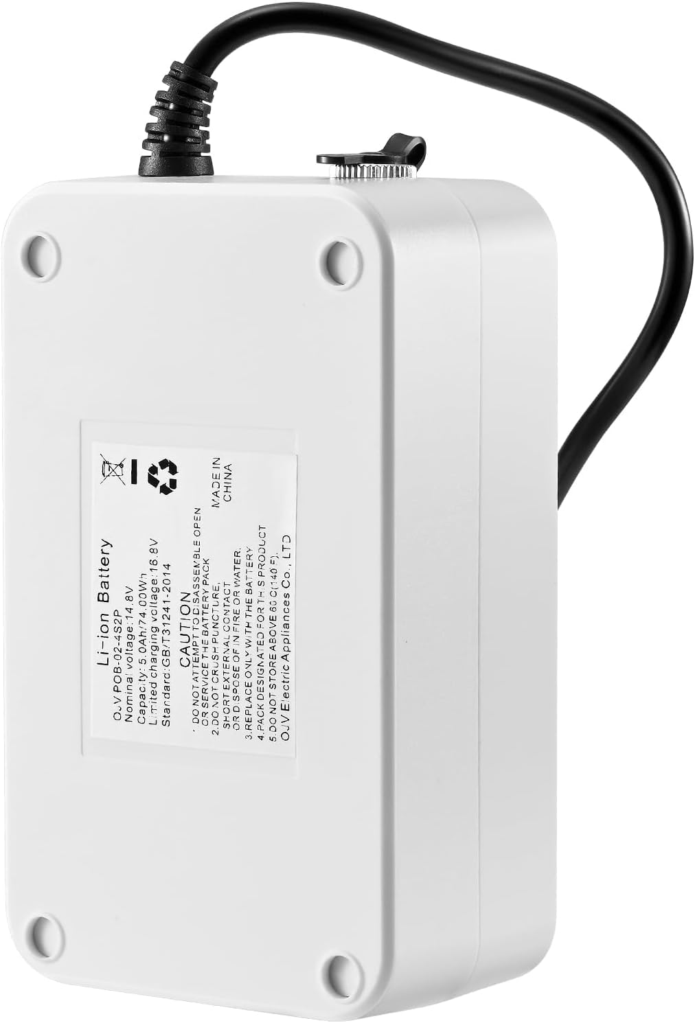 Extra Battery for Portable Oxygenator G3 Light Series,Battery for Portable Oxygen Concentrator for Travel, 𝙏𝙧𝙖𝙫𝙚𝙡𝙐𝙨𝙚 Oxygen Machine Battery (3-3.5h)