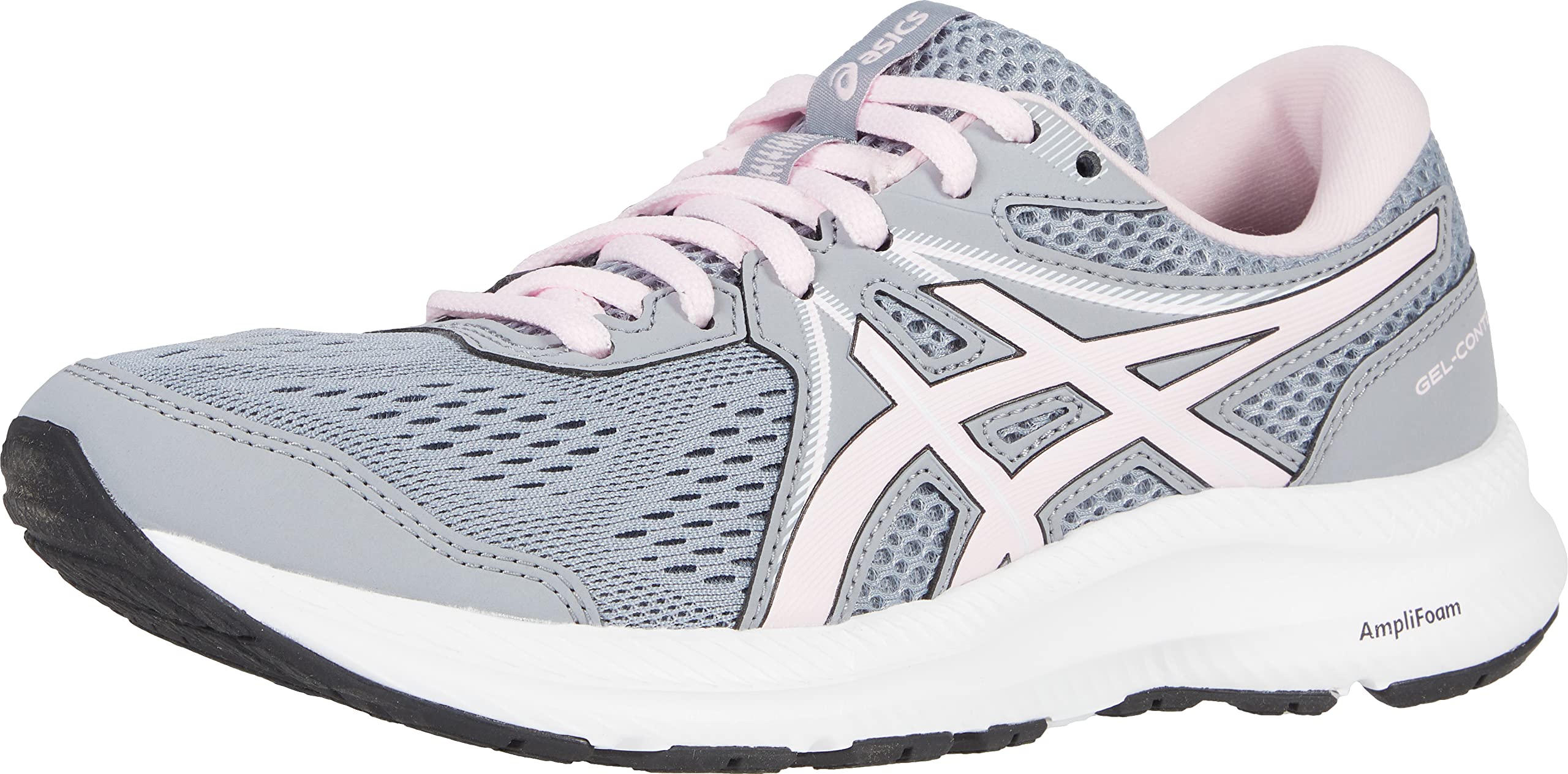 ASICS Gel-Contend® 7 Sheet Rock/Pink Salt 9 D - Wide