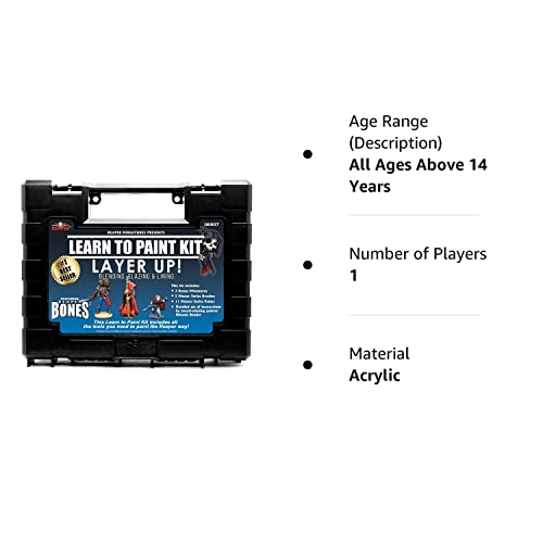 Reaper: 08907 - Learn to Paint: Layer Up! Bones Paint Set